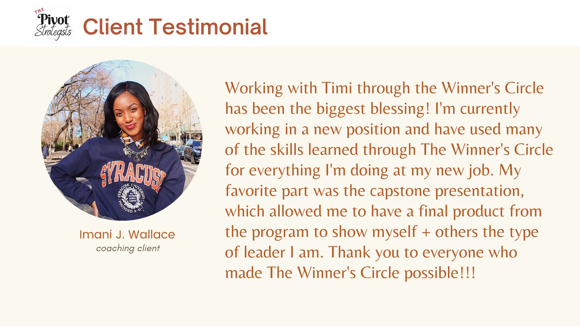 TESTIMONIALS – © 2025 Timi Komo